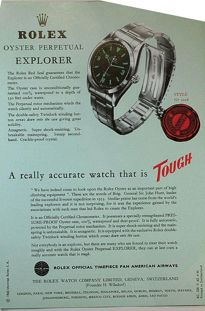 Vintage Rolex Brochures & Literatature | Rolex Vintage Information